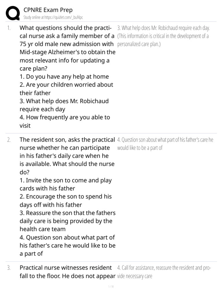 Cpnre Exam Prep | PDF | Childbirth | Medical Specialties