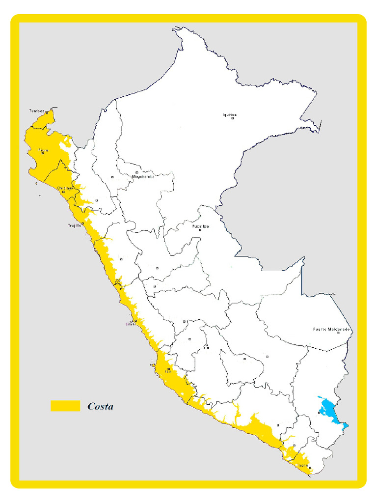 Mapa Costa Peru | PDF