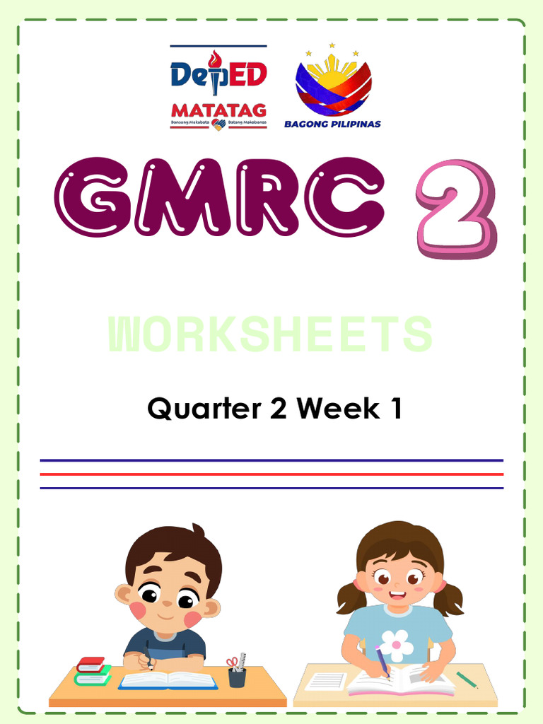 GMRC 2 Worksheet Q2 W1 | PDF