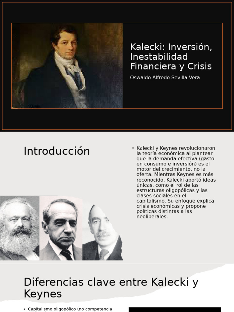 Kalecki | PDF | John Maynard Keynes | Inversiones