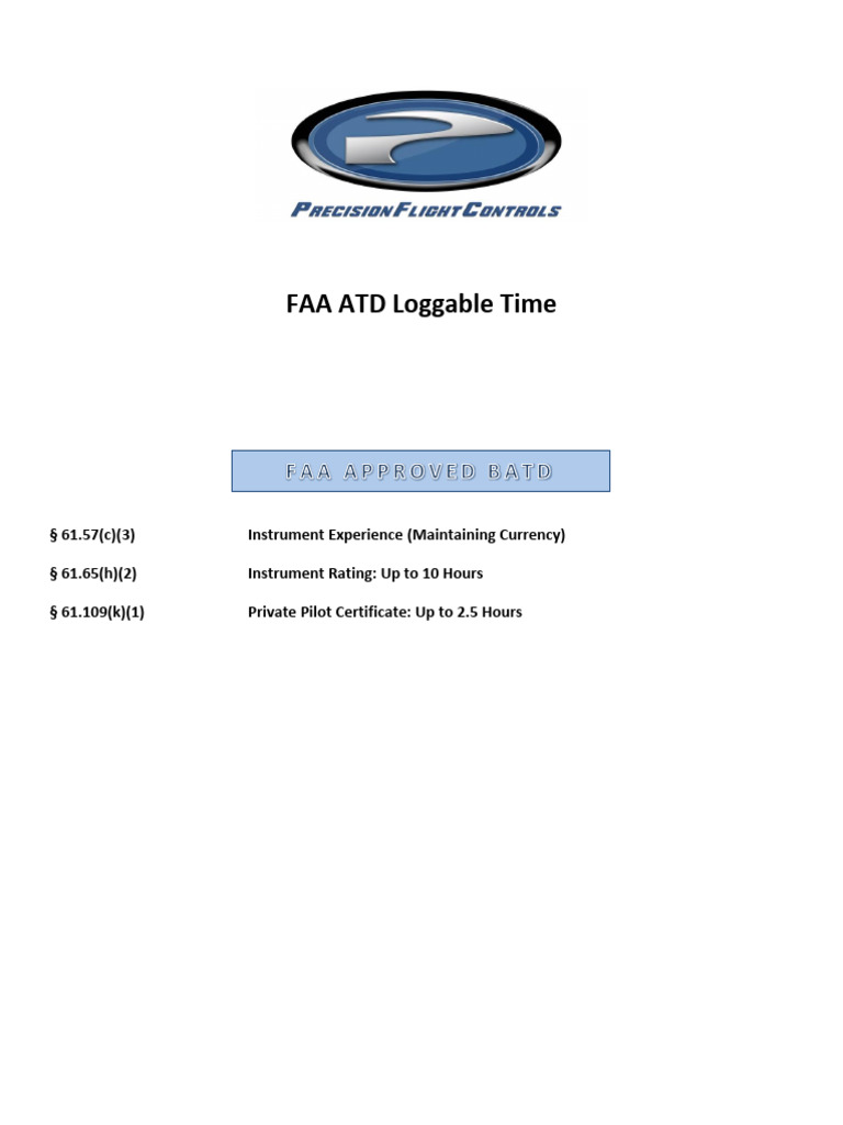 FAA Flight Time Logging Guidelines | PDF | Transport | Aviation