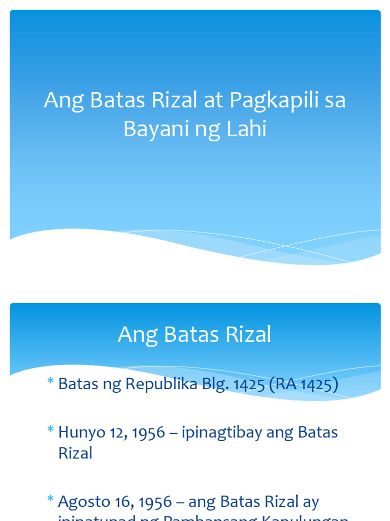 MODULE 1 Ang Batas Rizal | PDF