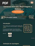 Texto de Reportagem - Modelo Do Word | PDF