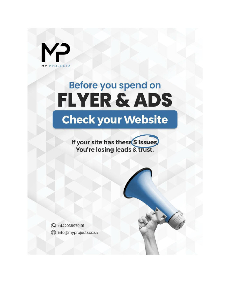 ? Check Your Website Before Ads & Flyers! | PDF