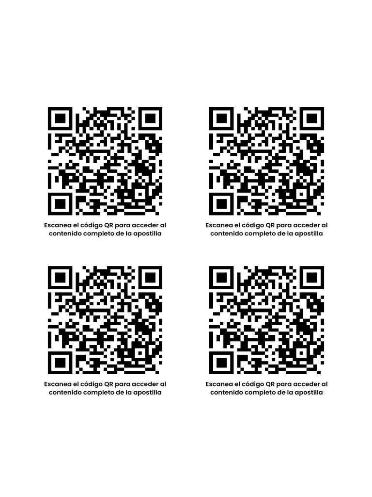 Escanea El Código QR para Acceder Al Contenido Completo de La Apostilla ...