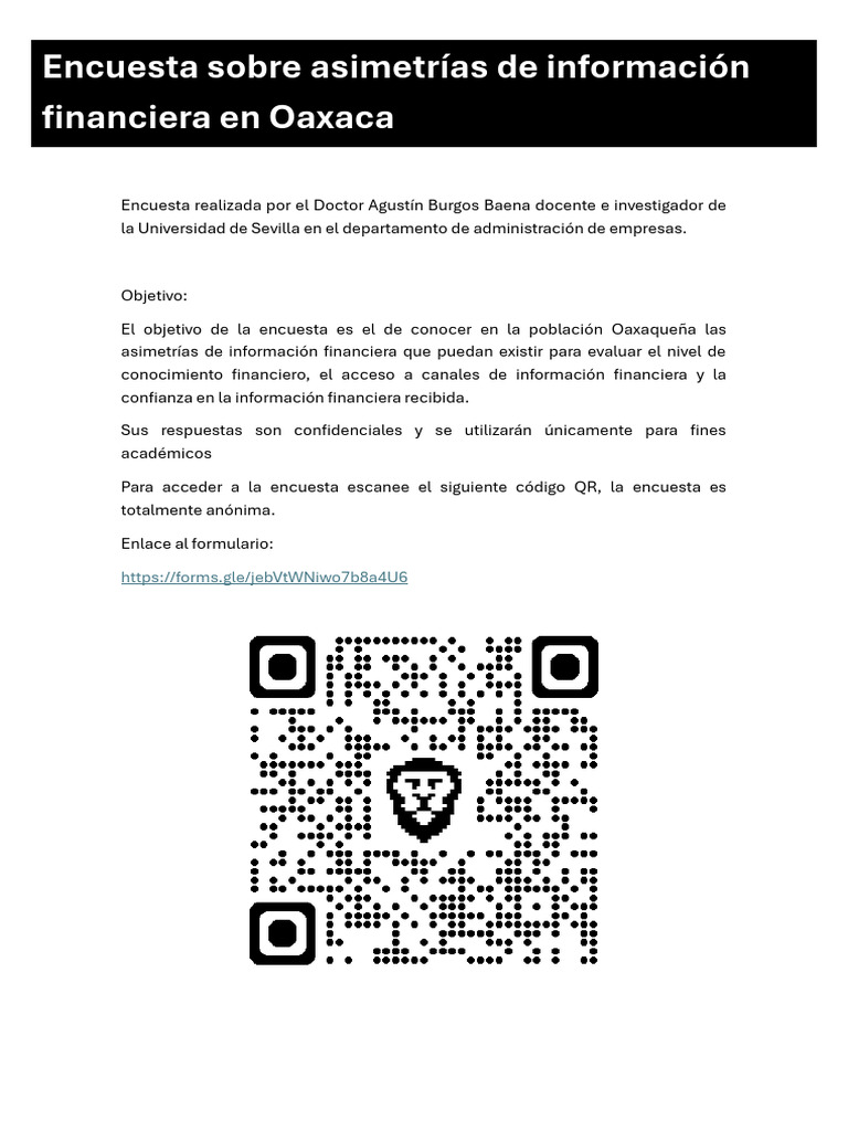 Código QR de La Encuesta | PDF