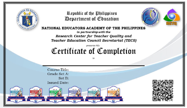 Enhanced TIP - Certificate of Completion CB 1 | PDF