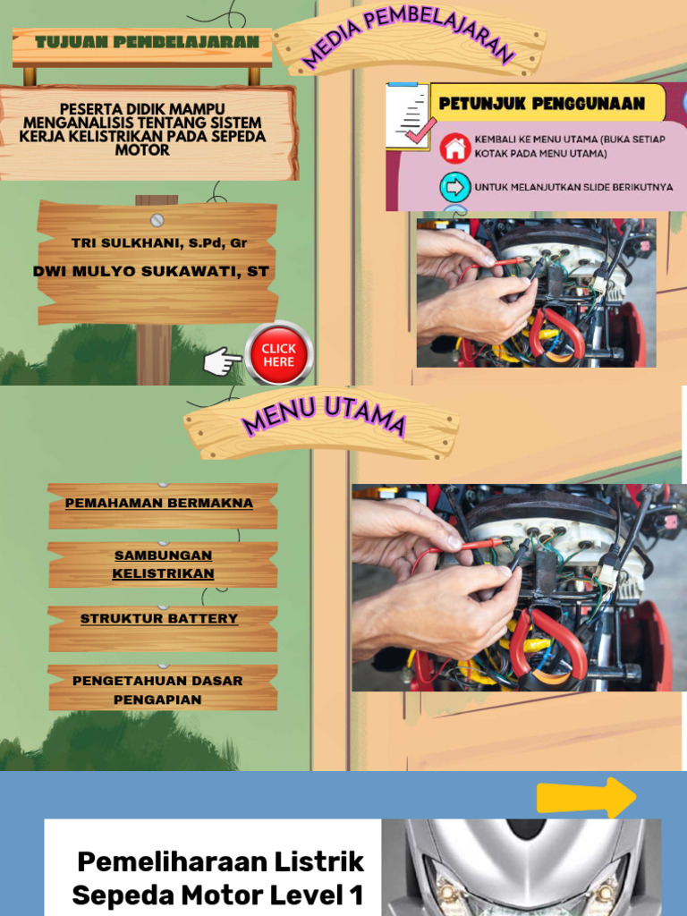 Pemeliharaan Listrik Sepeda Motor Level 1 Fase F Semester Ganjil Kelas XI (3) - Compressed | PDF