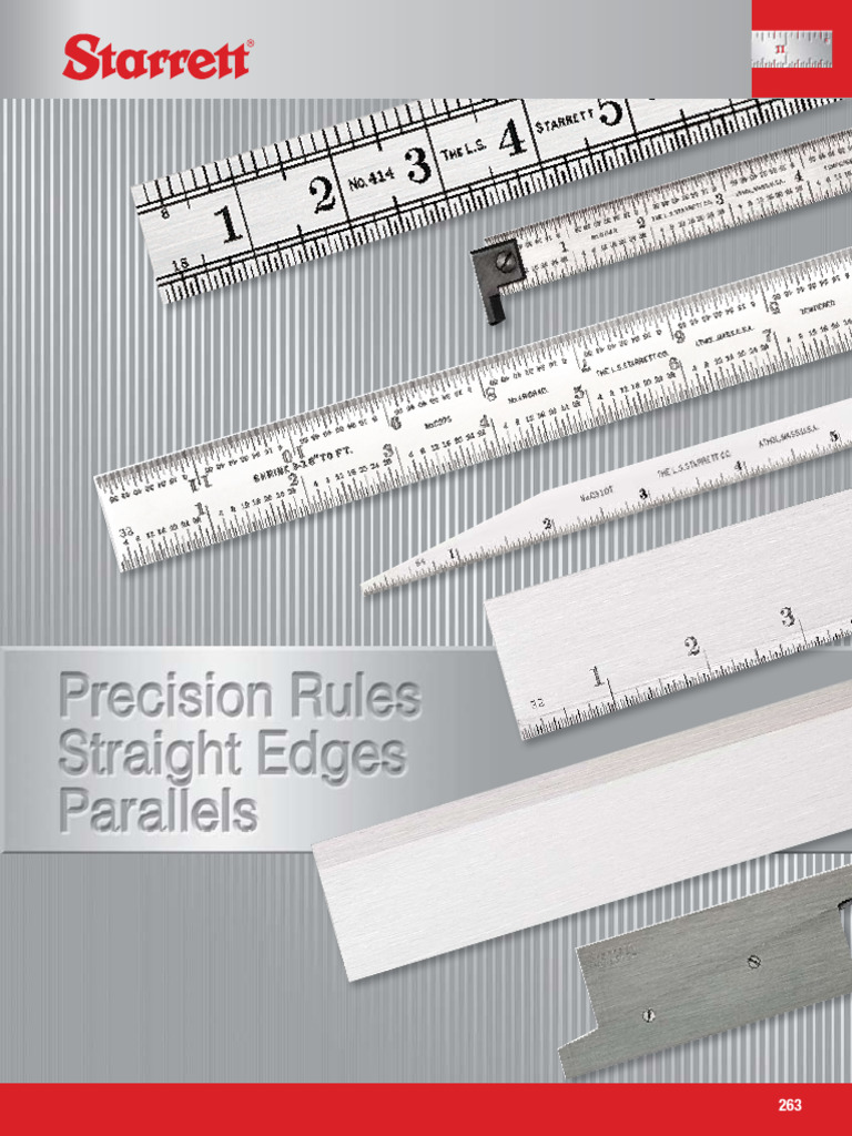 Starrett Precision Rules | PDF