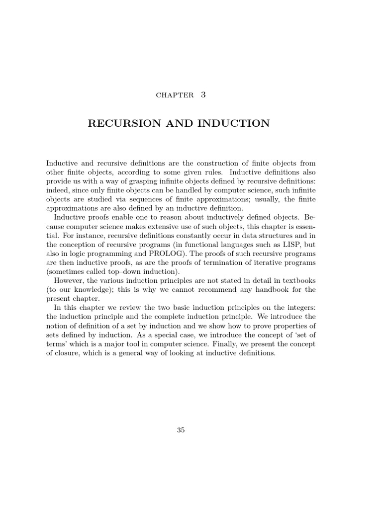 Recursion and Induction Principles | PDF | Mathematical Proof | Theorem