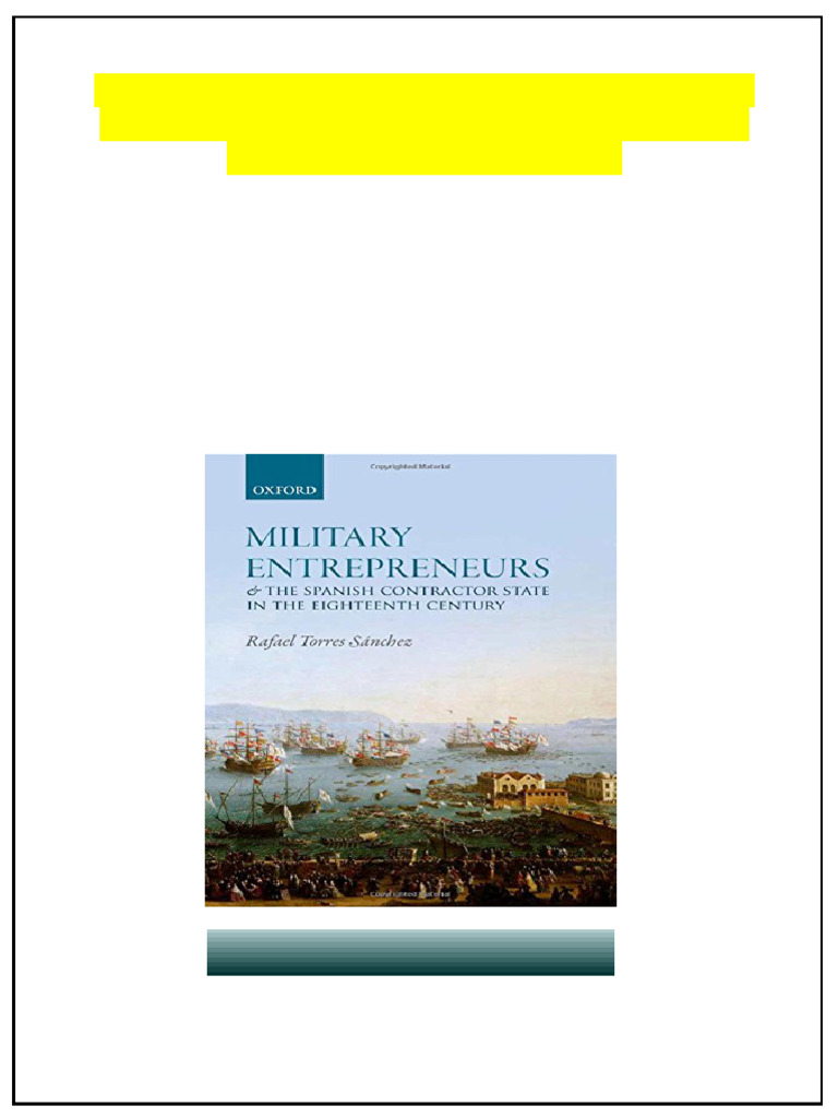 Military Entrepreneurs and The Spanish Contractor State in The ...