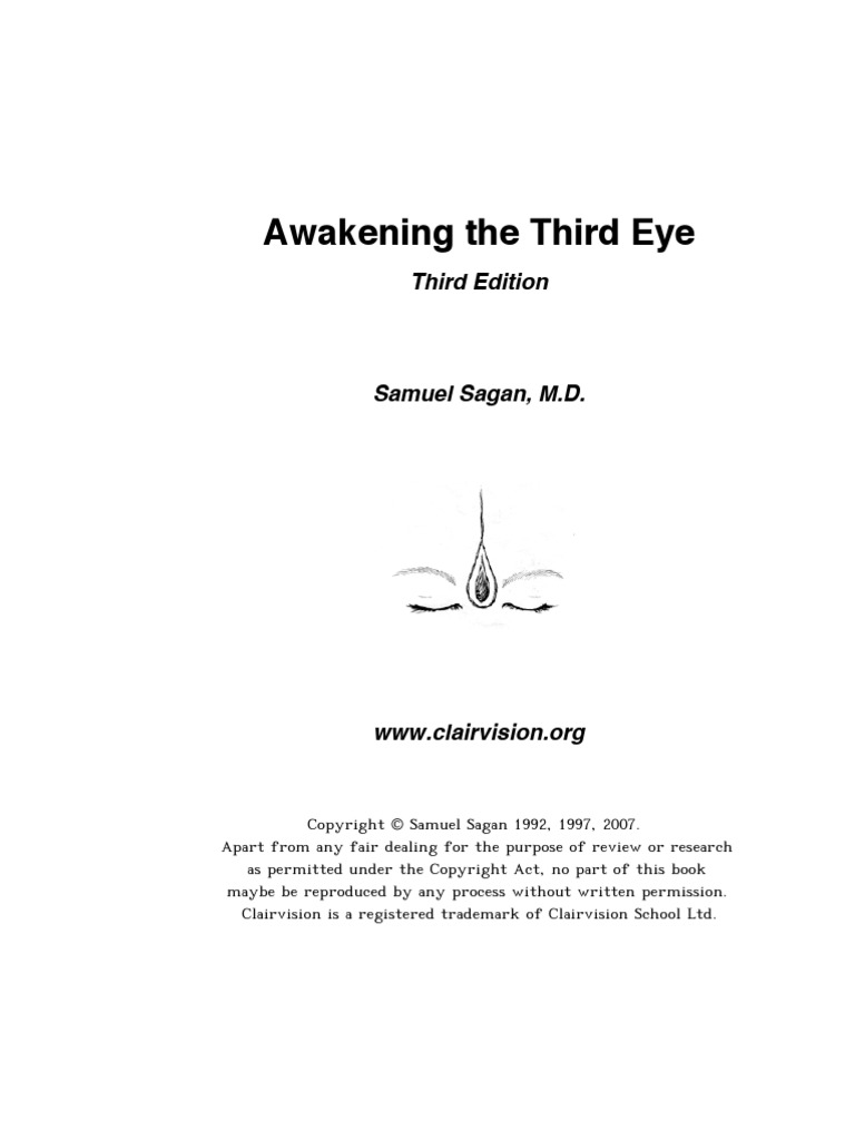 Samuel Sagan - Awakening The Third Eye | PDF