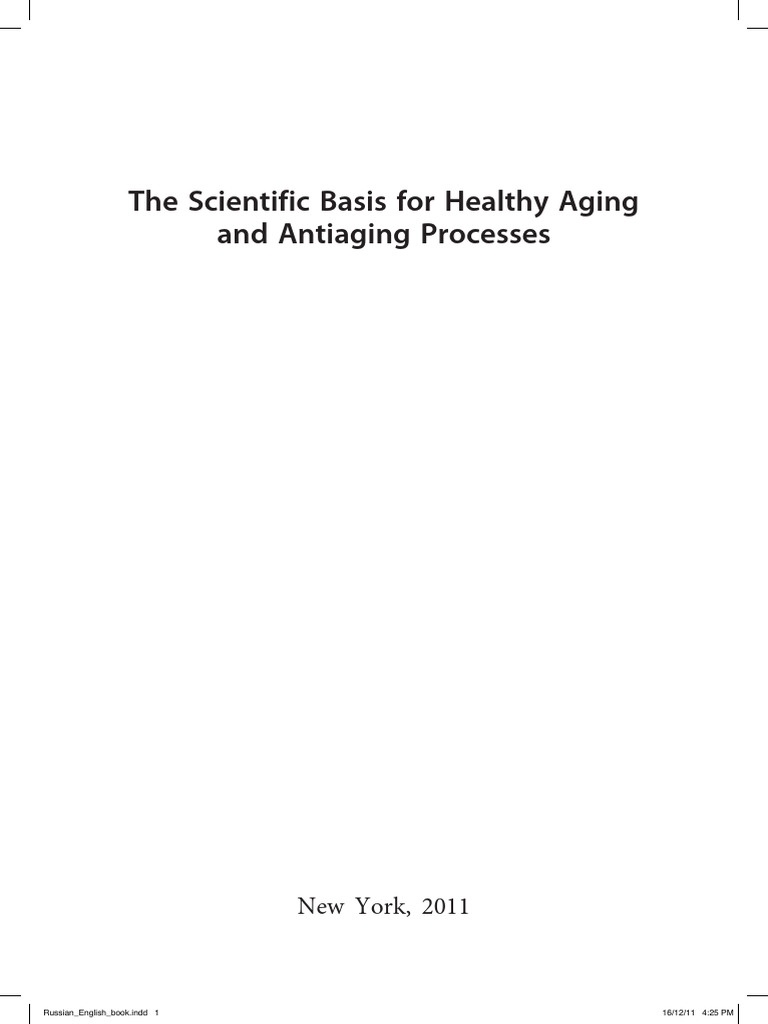 Anti Aging Processess Eng | PDF | Senescence | Life Expectancy