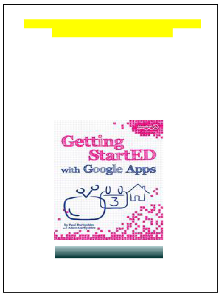 Getting StartED With Google Apps 1st Edition Paul Darbyshire Download ...