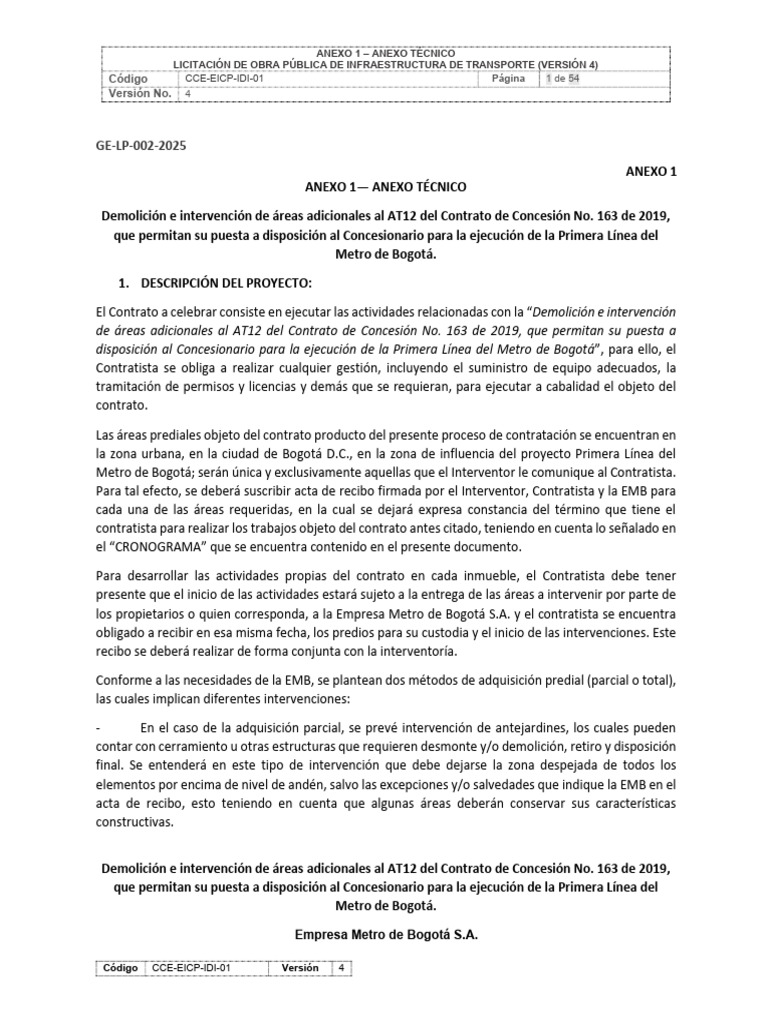 Anexo 1 - Anexo Técnico Jaaaaaaaaaaaaaaaaaaaaaaaaaaa | PDF | Baño | Bogotá