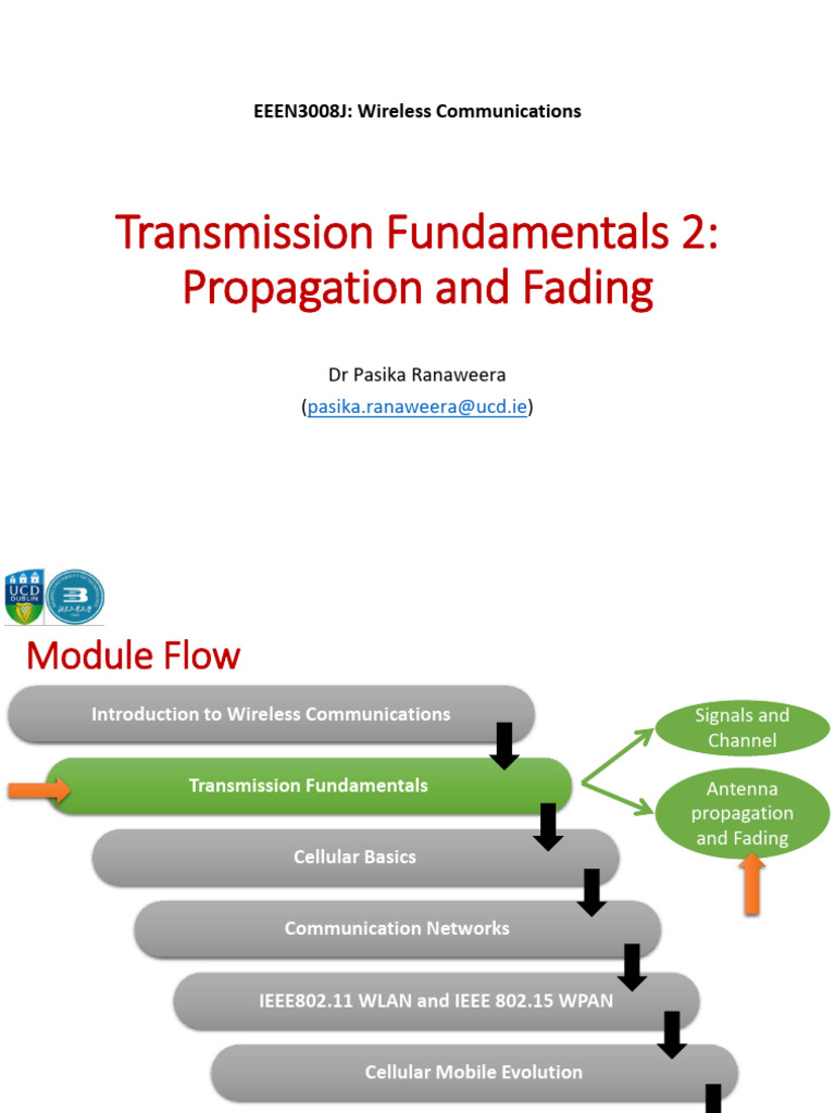 Wireless Communication Propagation Basics | PDF | Radio Propagation ...