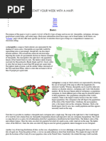 Thematic Maps - Choropleth - Isopleth - Eng | PDF | Contour Line | Map