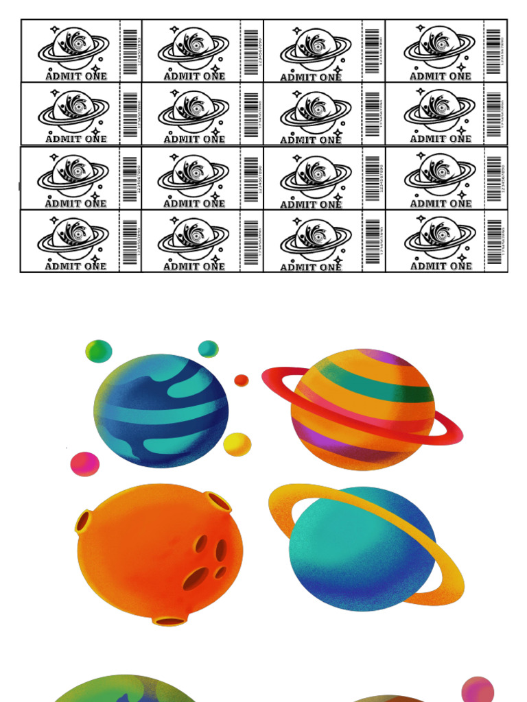 Planets and Tickets | PDF