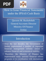 Cash Basis IPSAS | PDF | Financial Statement | Financial Transaction