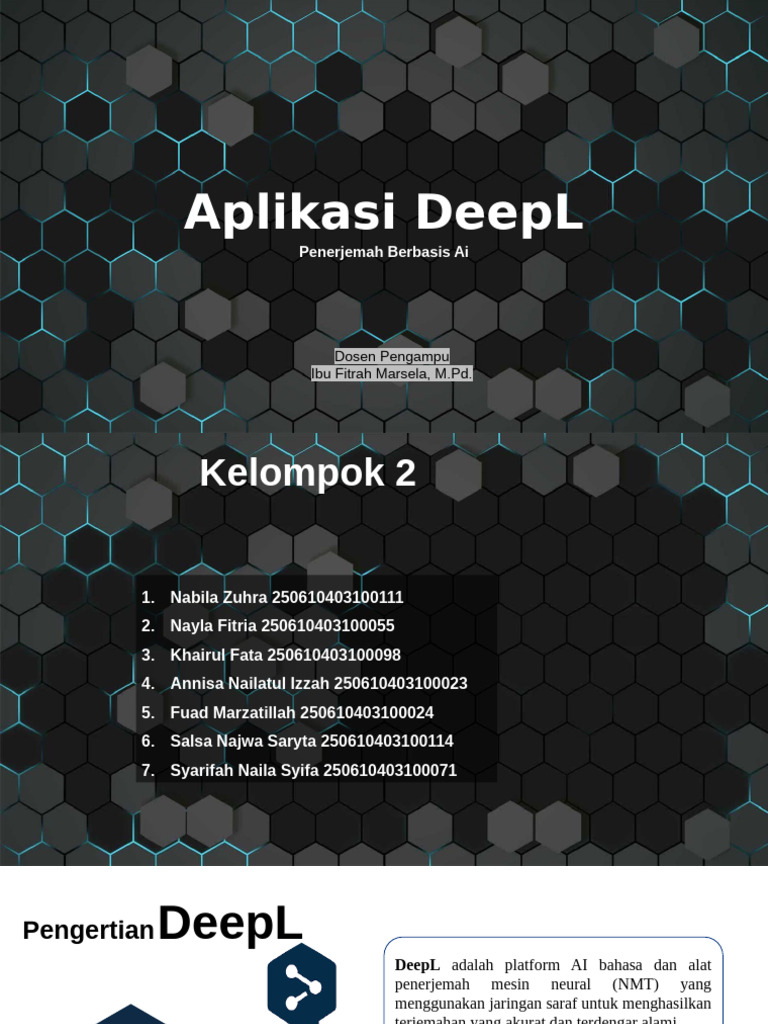 DeepL KELOMPOK 2 | PDF