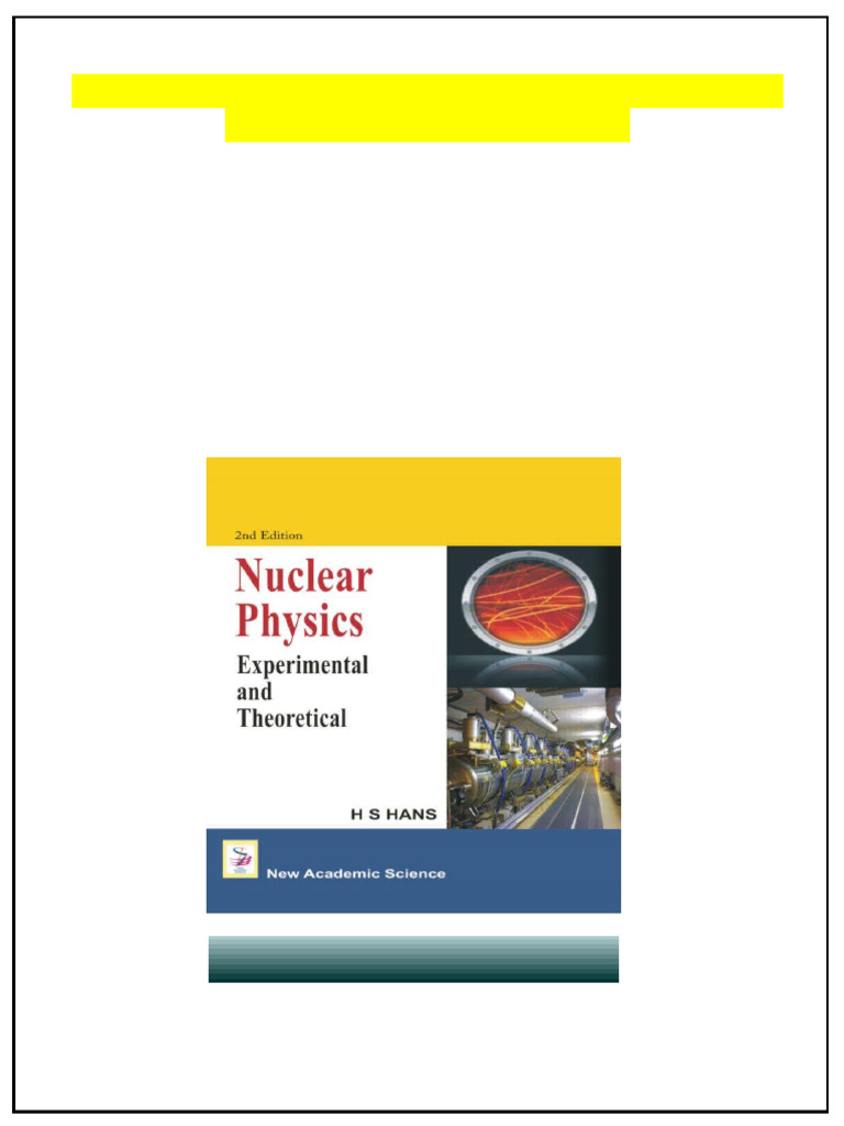 Nuclear physics experimental and theoretical Second Edition Hans online version | PDF | Nuclear ...