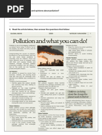 Grade 3 Pollution Project | PDF