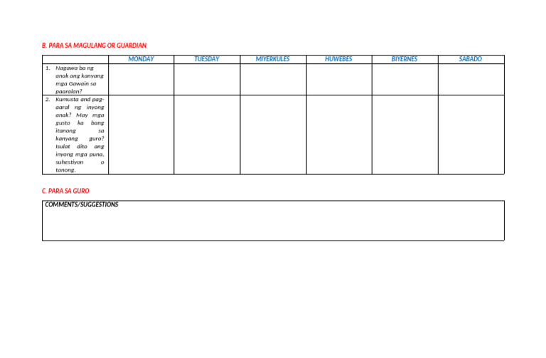 Self - Monitoring Tool | PDF