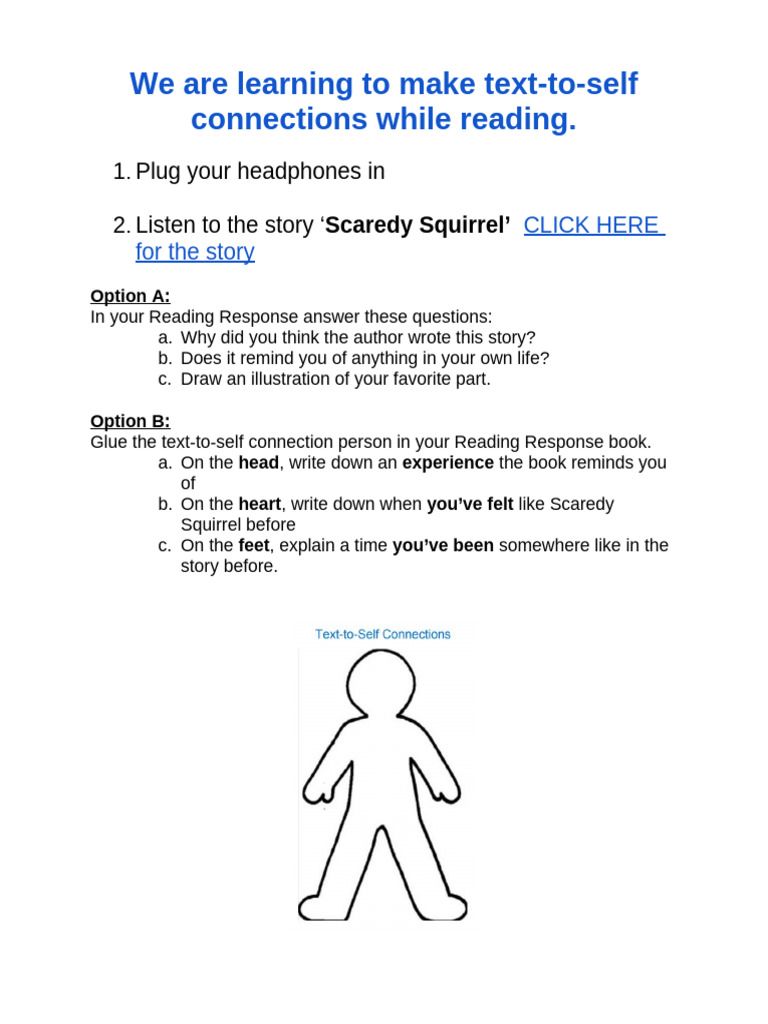 Text To Self Connections | PDF