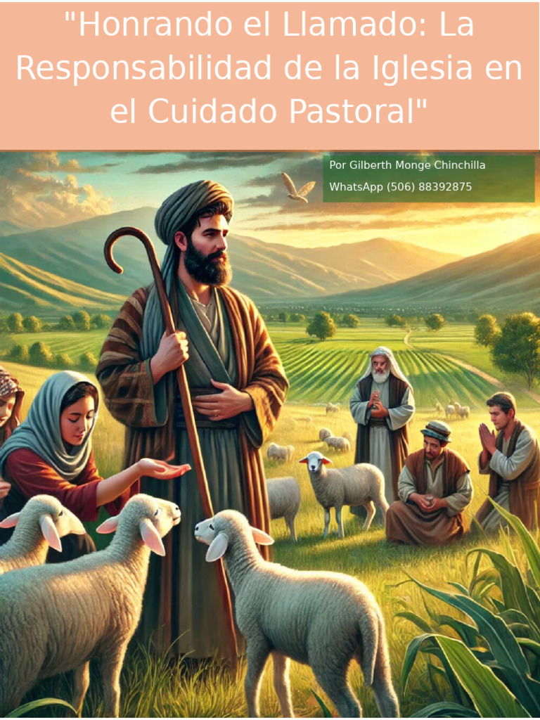 Cuidado Pastoral: Responsabilidad de la Iglesia | PDF | Pastor ...