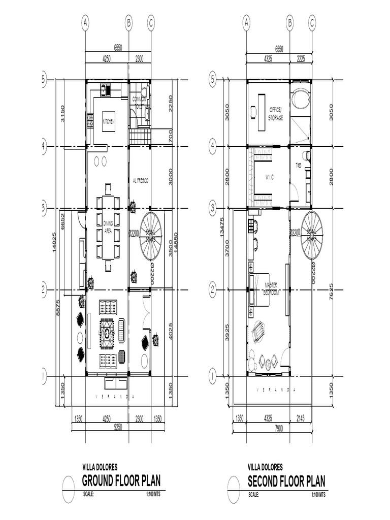 Villa Dolores Floor Plans Overview | PDF