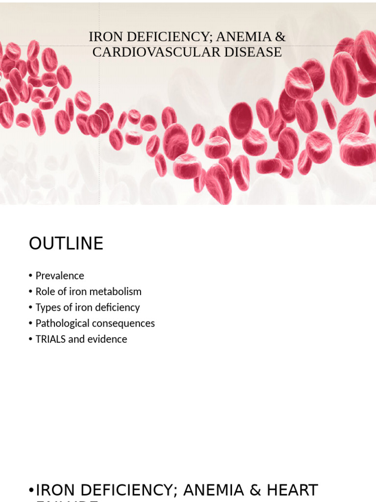 Anemia and Cvs (HF) | PDF | Anemia | Blood Transfusion