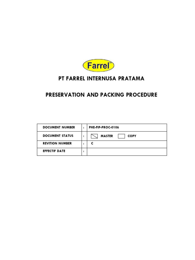 Packing Procedure for Pig Launcher | PDF | Pallet | Crane (Machine)