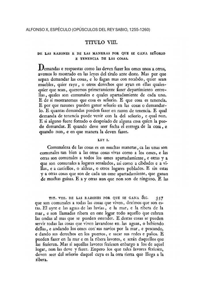 Textos Adicionales en Castellano Medieval | PDF