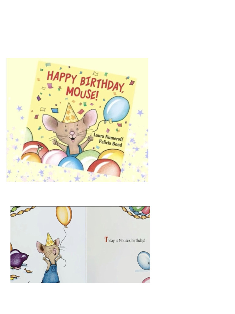 Happy Birthday Mouse | PDF