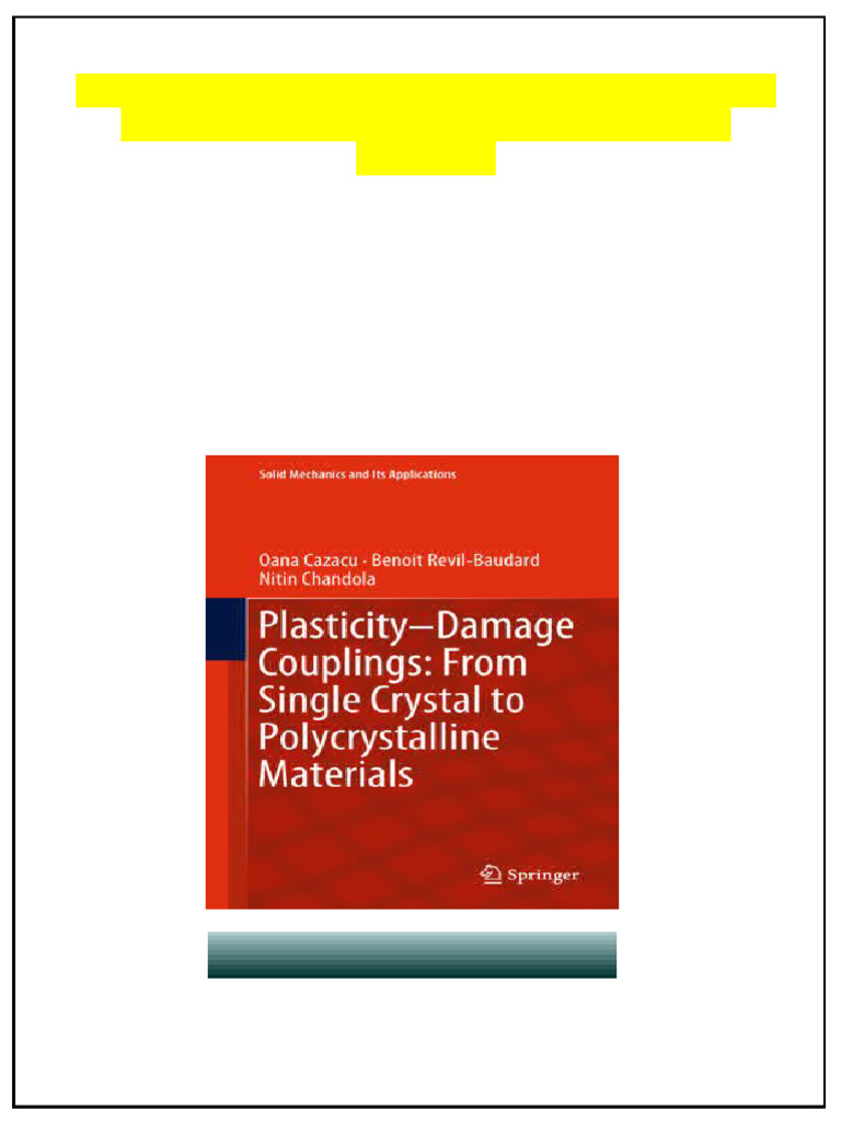 Plasticity-Damage Couplings: From Single Crystal to Polycrystalline ...