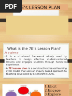 7es Lesson Plan | PDF | Learning | Cognitive Psychology