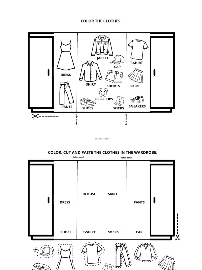 Clothes Vocabulary | PDF
