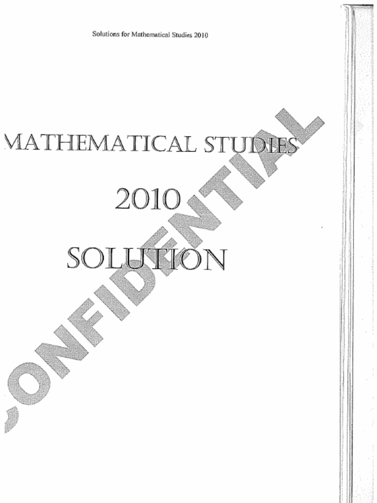 Sac 2010 Solution | PDF