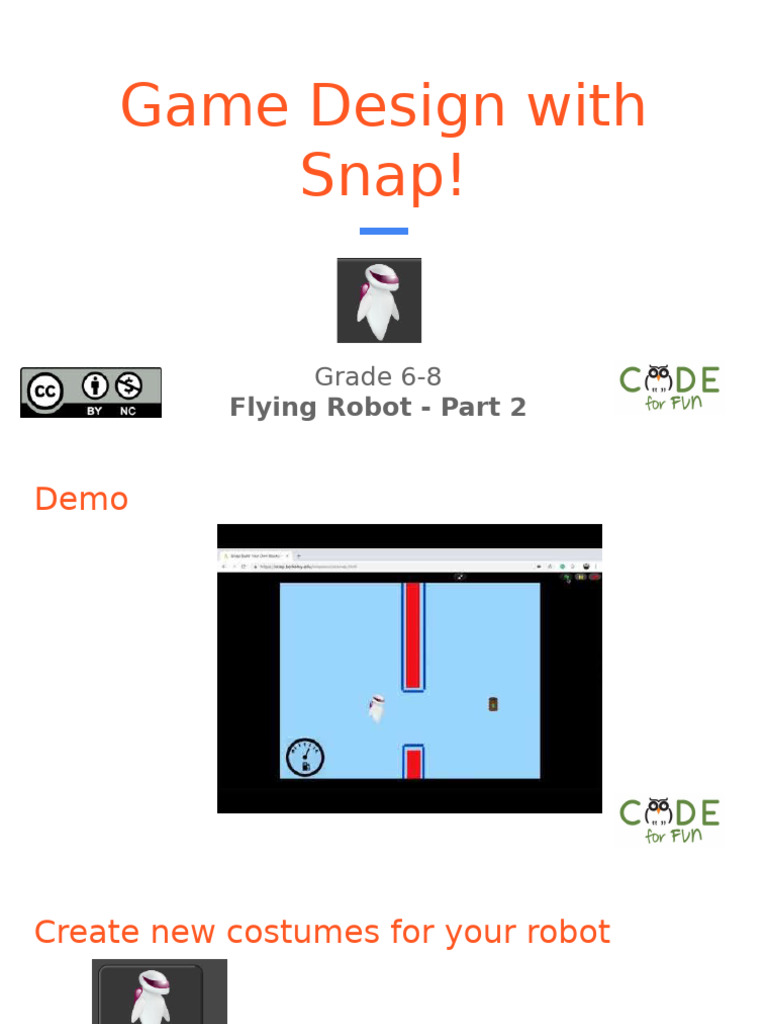 Lesson 5 - Flying Robot Part 2 | PDF