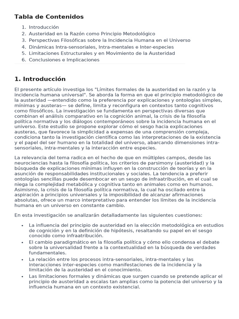 Límites de la Austeridad en la Razón | PDF | Cognición | Conocimiento