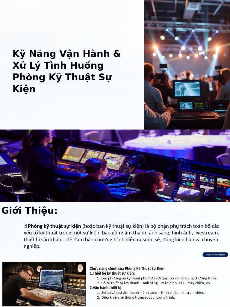 Ky Nang Van Hanh and Xu Ly Tinh Huong Phong Ky Thuat Su Kien | PDF