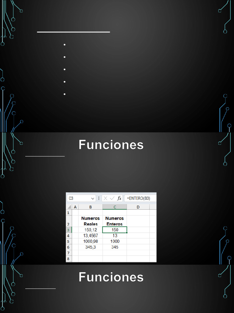 Funciones de Excel: ENTERO, HOY, SIFECHA | PDF | Informática ...