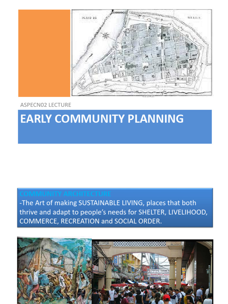Early Community Planning Insights | PDF | City | Urban Renewal