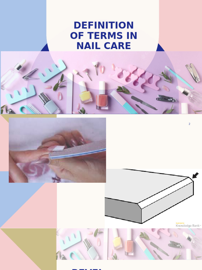 Definition of Terms in NAIL CARE | PDF