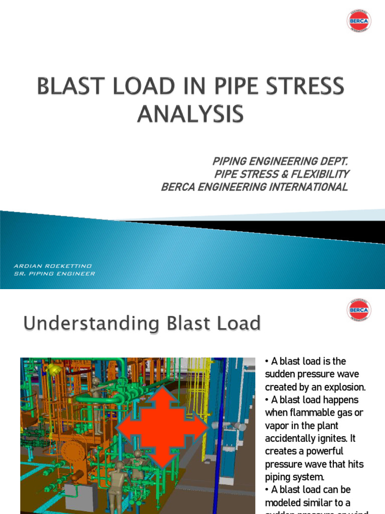 Blast Load Analysis in Piping Systems | PDF | Drag (Physics) | Stress ...