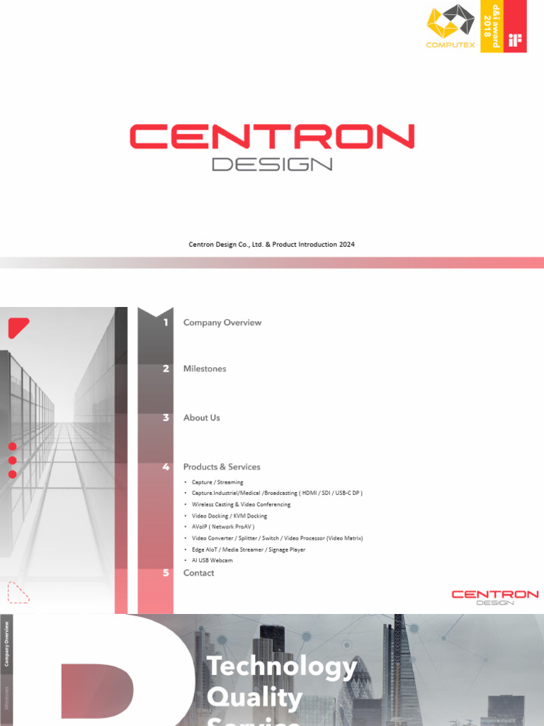 Centron Company - Product Introduction 20240530 | PDF | Hdmi | Usb