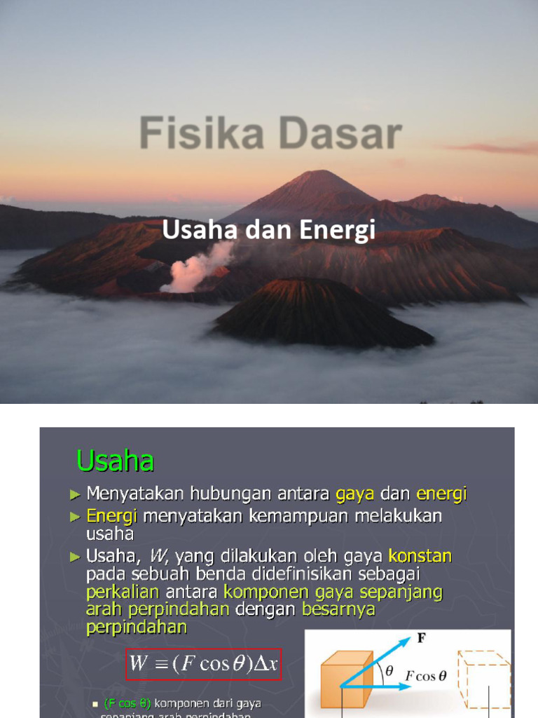 Usaha Dan Energi | PDF