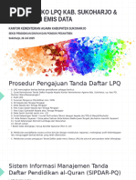 SIPDAR-PQ - Pelayanan Tanda Daftar LPQ 3 | PDF