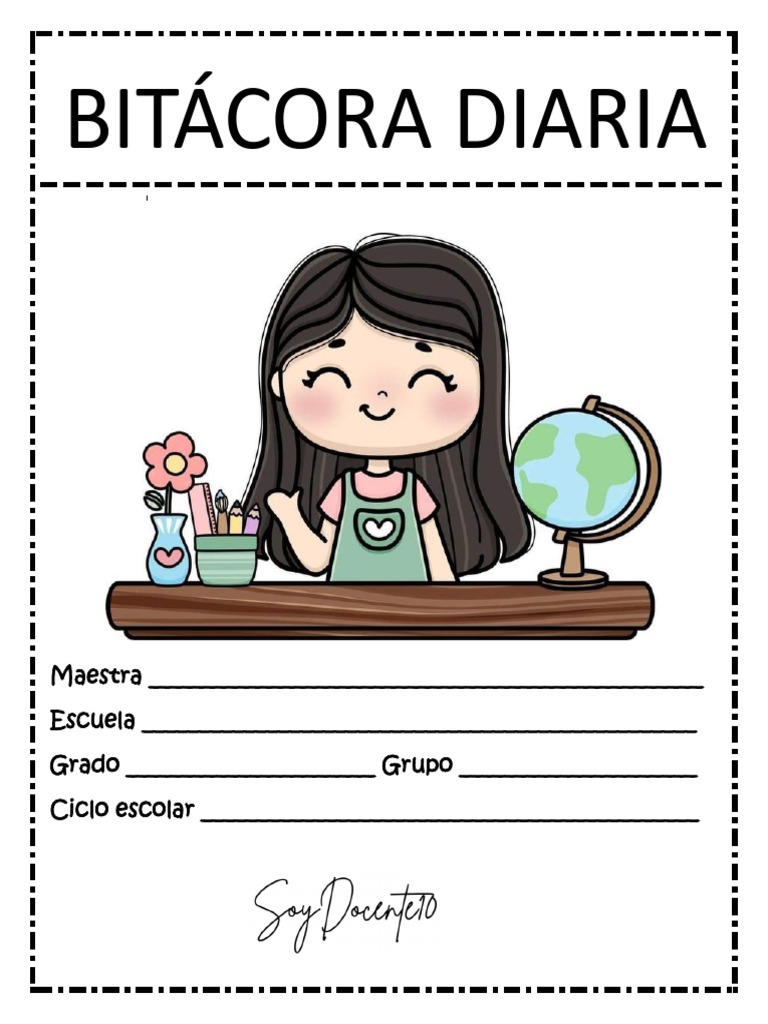 Bitácora Diaria Escolar: Registro de Actividades | PDF