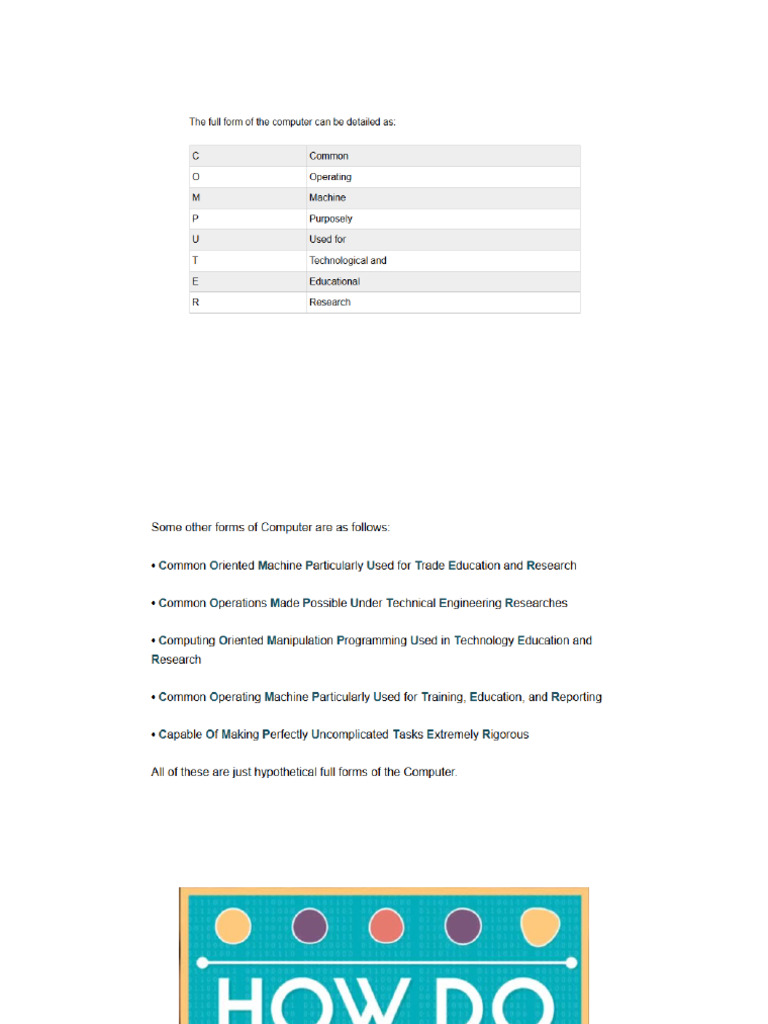 Computer Basics | PDF